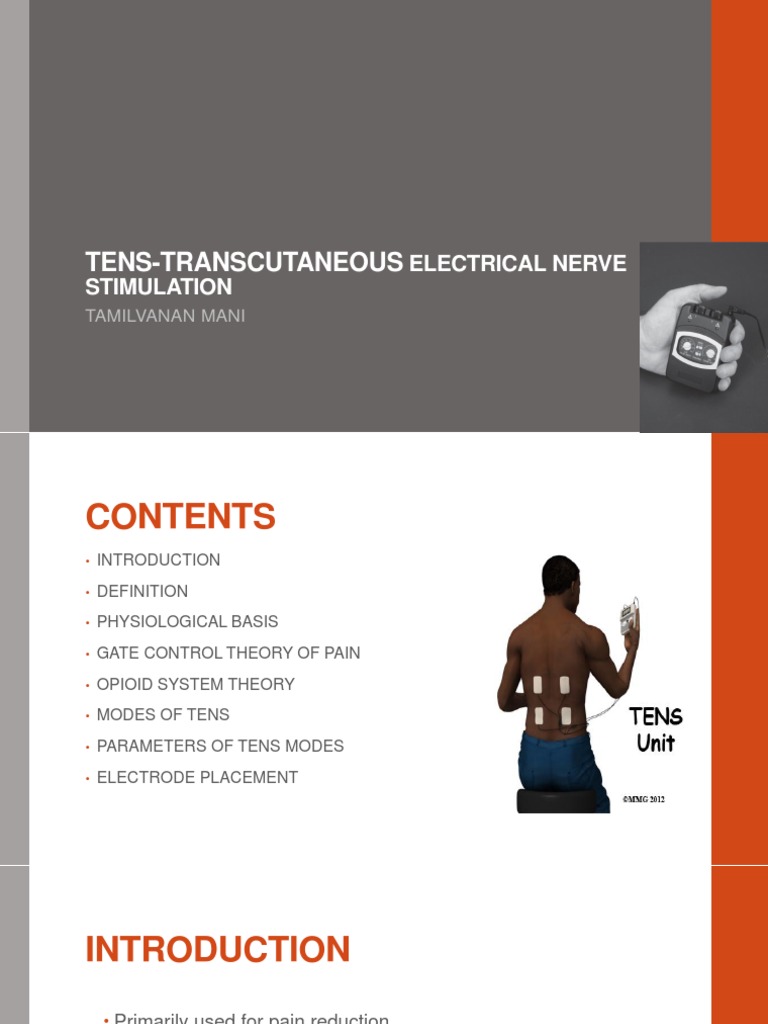 Tens-Transcutaneous Electrical Nerve Stimulation | PDF | Myofascial ...