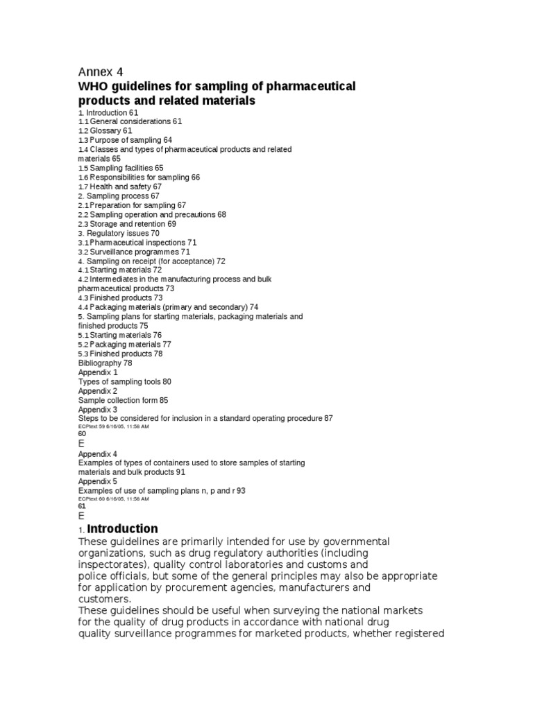 Pharmaceutical Sampling Guidelines – DMYDID