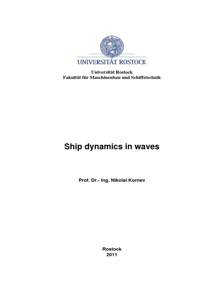 Ship Dynamics and Wave Interaction | PDF | Waves | Fluid Dynamics