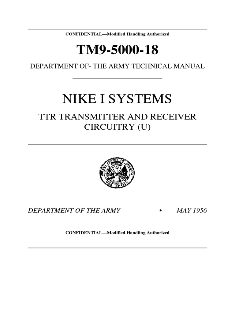 Detailed Overview of the Major Systems and Functionality of the NIKE I ...