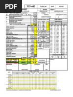 Boeing 737-86N Loadsheet & Loadmessage | PDF | Spaceflight Technologies | Transport