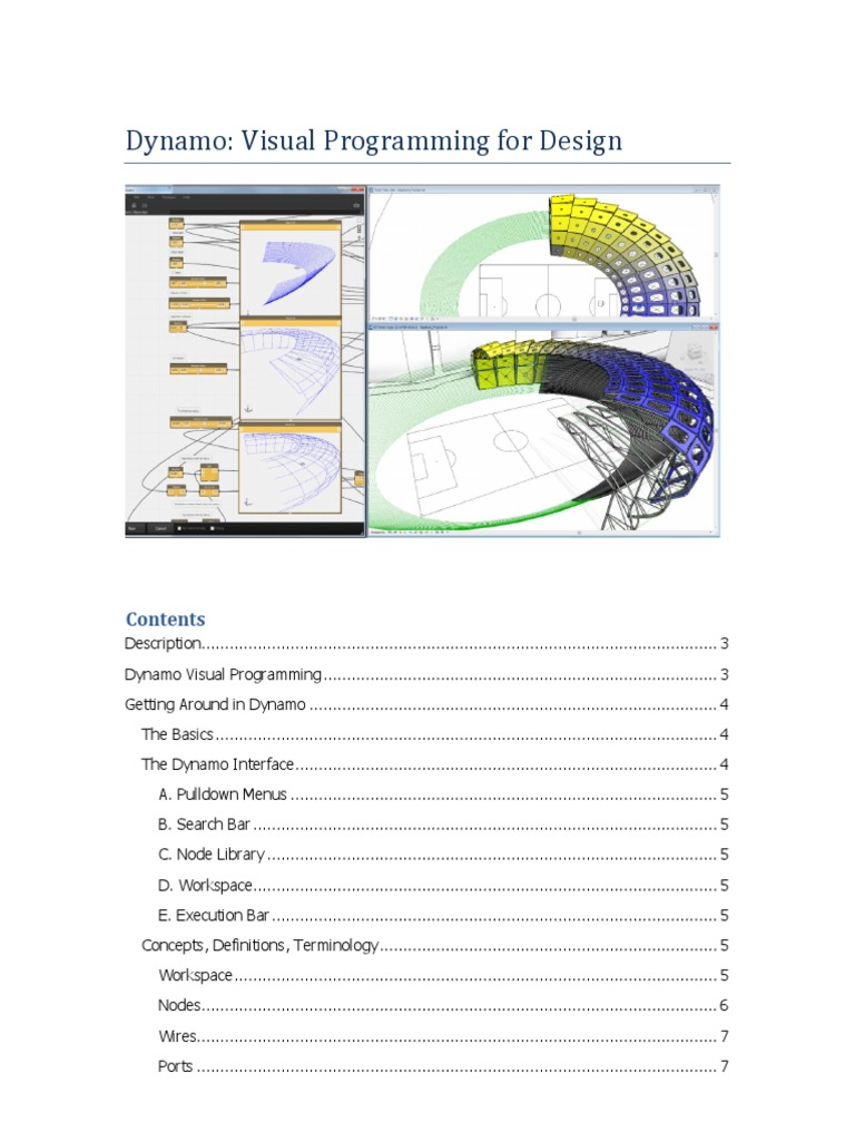 Dynamo Visual Programming For Design | PDF | Autodesk Revit | Software