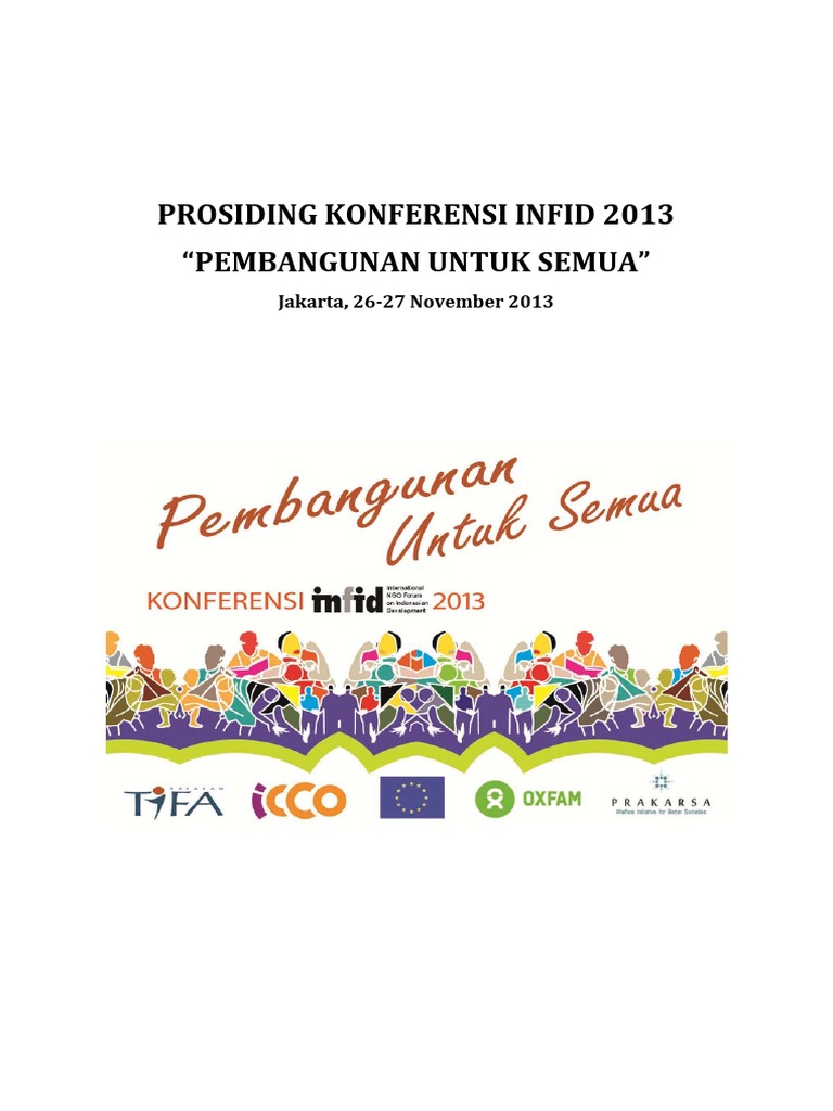 Prosiding Konferensi INFID 2013, Pembangunan Untuk Semua | PDF