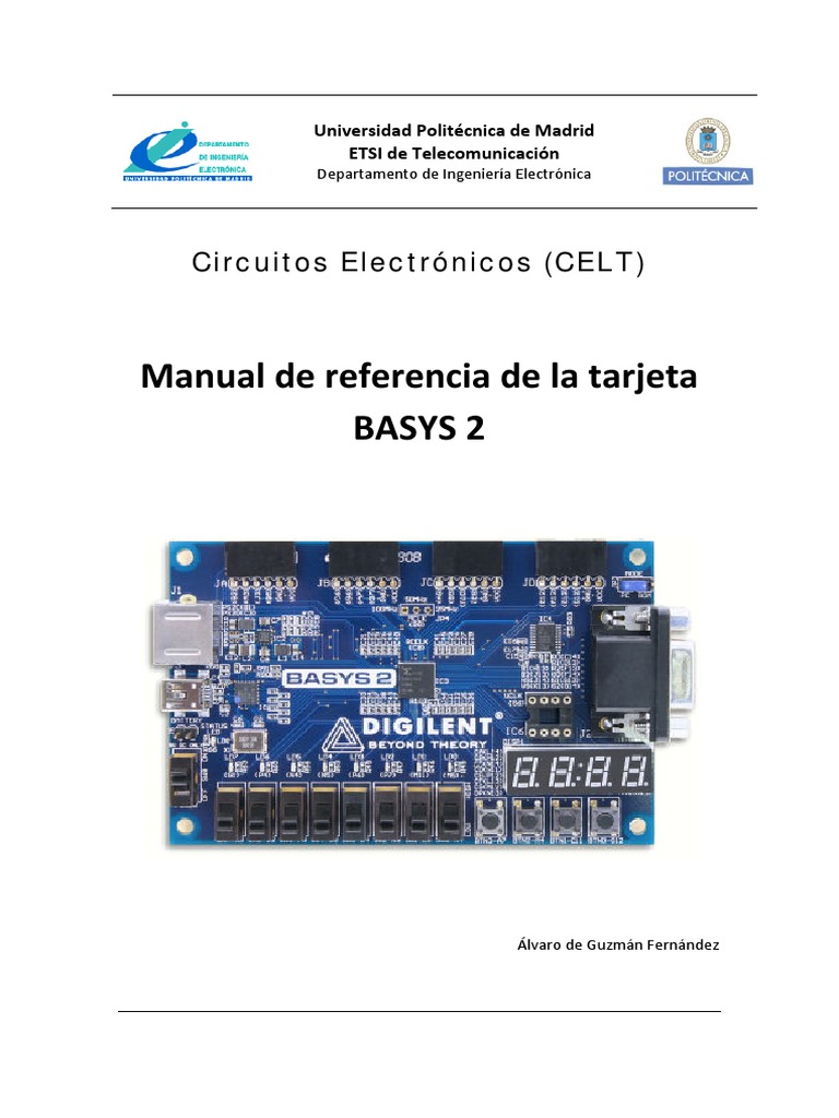 Manual de Referencia BASYS 2 | PDF | Vhdl | Ingeniería Informática