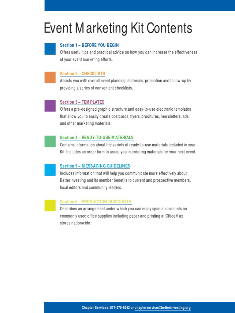 Event Marketing Kit | PDF | Page Layout | Proofreading