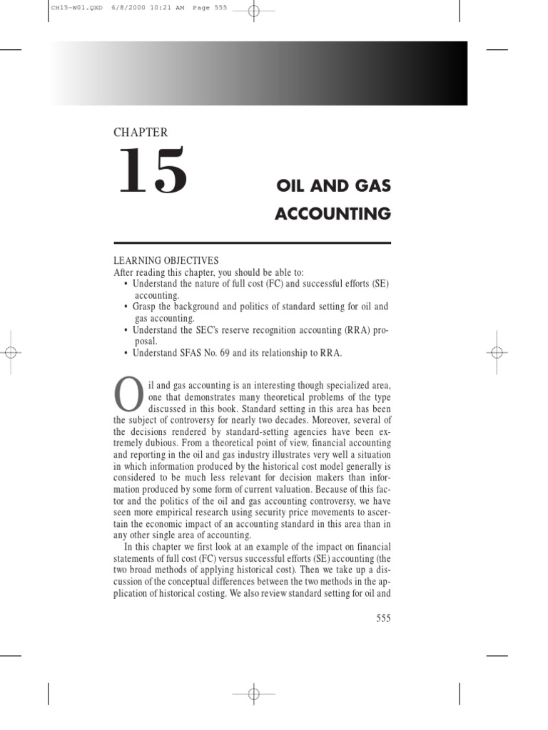 Chapter 15 - Oil and Gas Accounting | Financial Accounting Standards ...