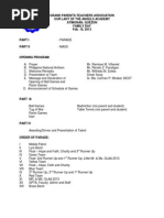 Acquaintance Party 2016 Program | PDF