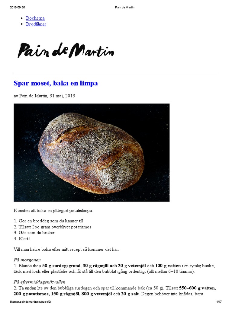 Pain de Martin 2 | PDF