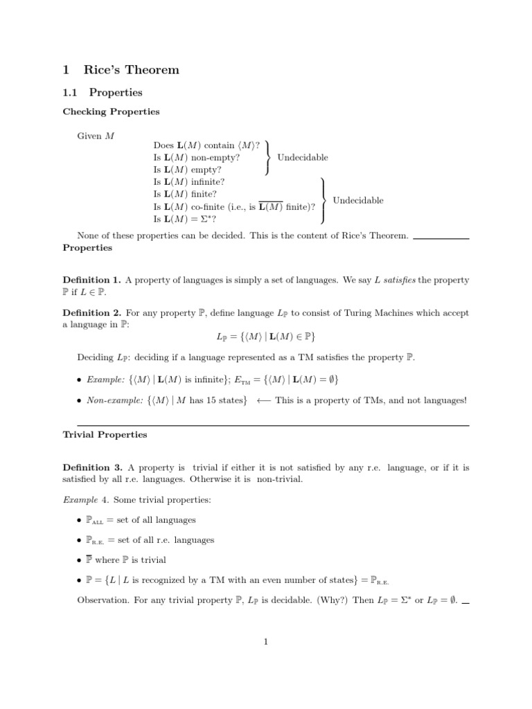 Rice Theorem | Discrete Mathematics | Applied Mathematics