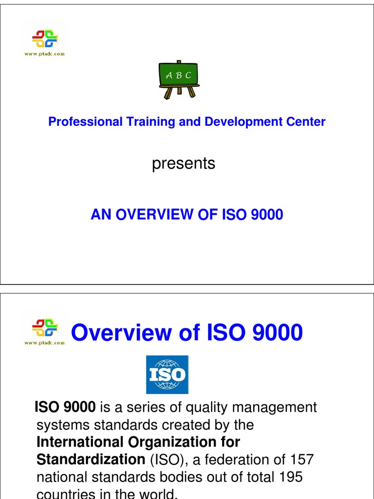 Overview of Iso - 9000 | PDF | Iso 9000 | Quality Management