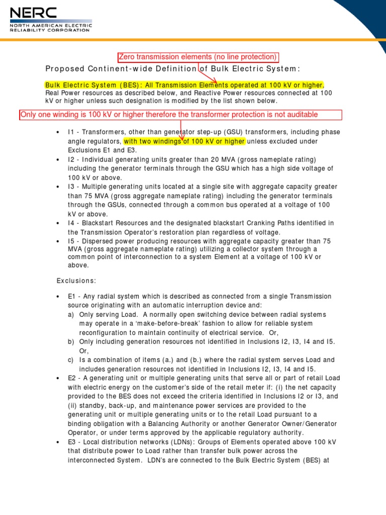 Bulk Electric System Definition | PDF | Ac Power | Transformer