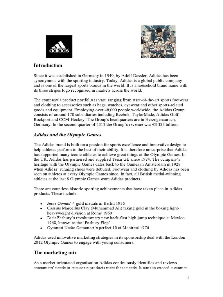 Adidas Case Study | PDF | Adidas | Advertising