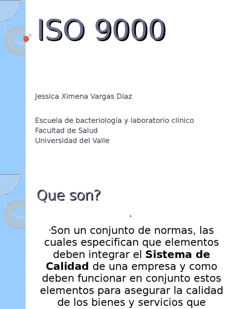 Iso 9000 | PDF | Iso 9000 | Calidad (comercial)