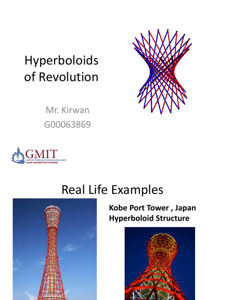 Real-Life Hyperboloid Structures | PDF | Asymptote | Algebraic Geometry