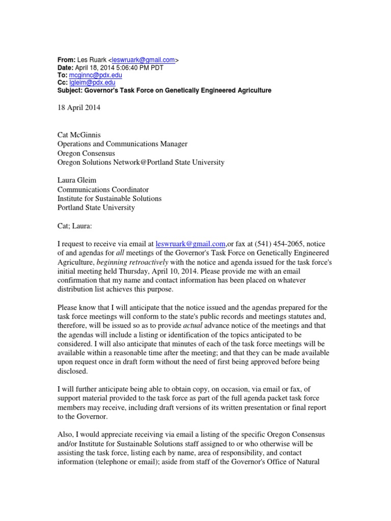 Les Ruark Emails | PDF | Email | Government