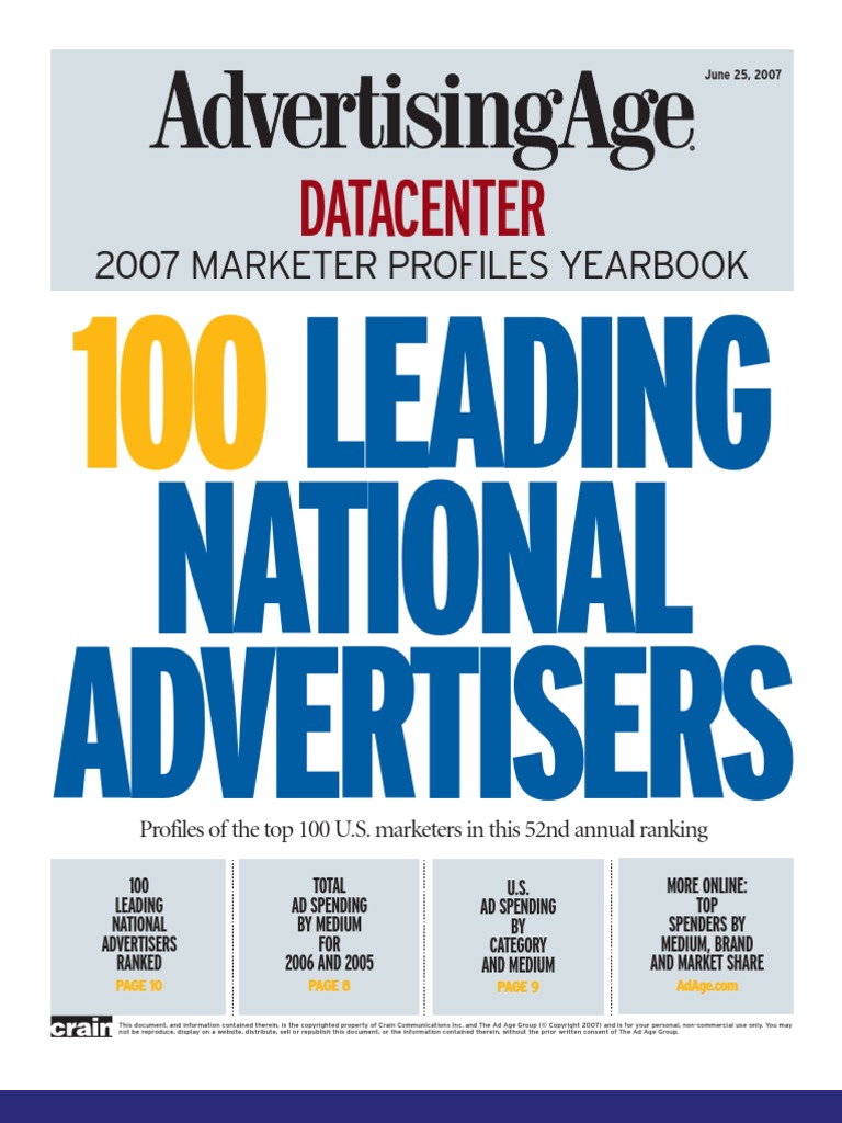 Leading US Advertisers | PDF | Procter & Gamble | Advertising