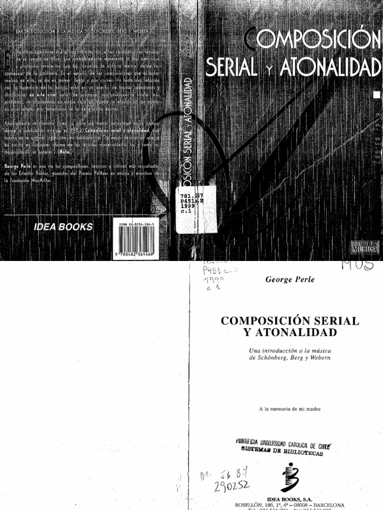 Composicion Serial y Atonalidad | PDF