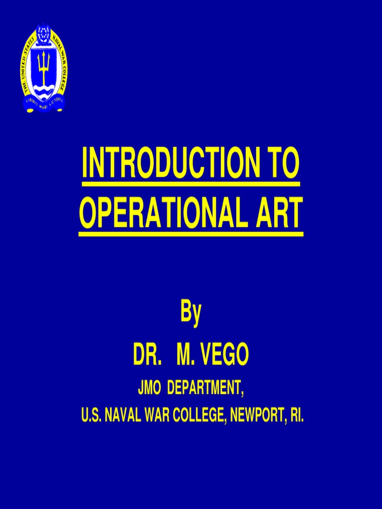 Operational Art | PDF | Electronic Warfare | Operational Level Of War