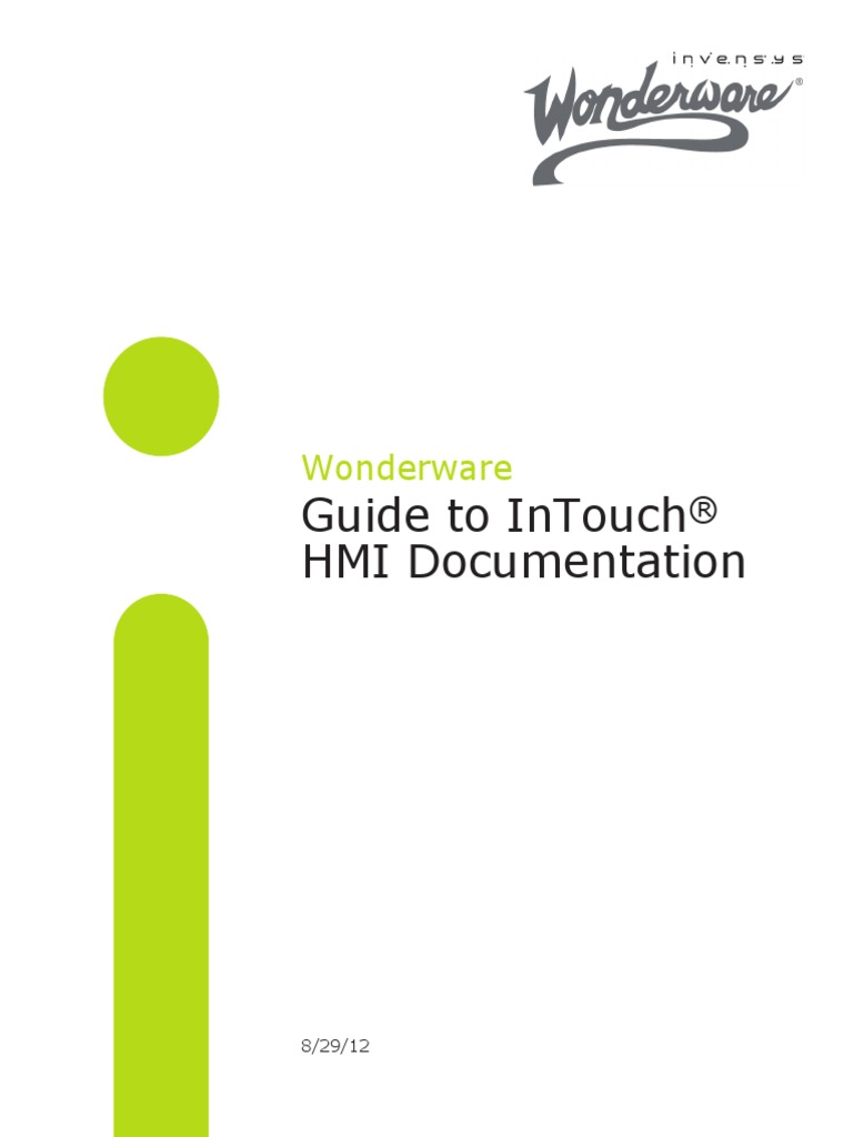 Wonderware Guide To InTouch® HMI Documentation | PDF | Search Engine ...