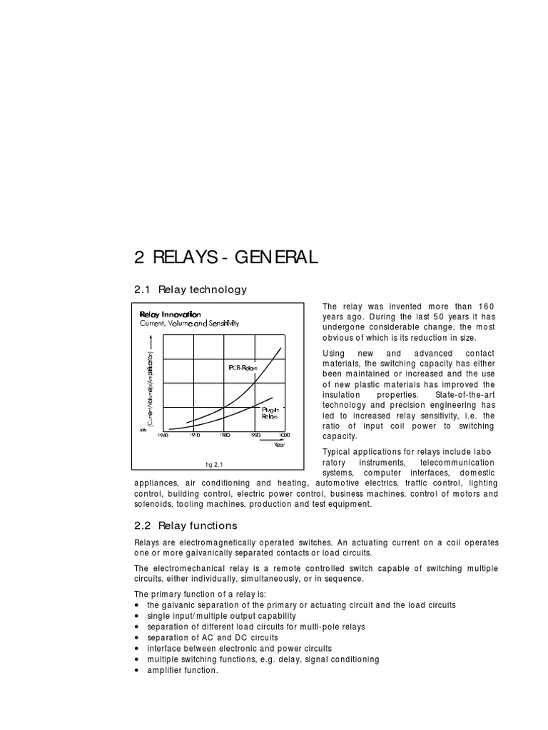 Relays - General | PDF