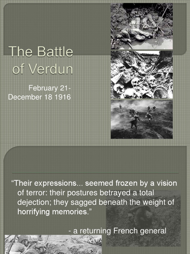 Verdun: The Battle of Attrition 1916 | PDF | Battle Of Verdun | Battle ...