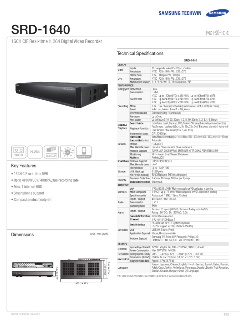 SRD 1640 | Download Free PDF | Streaming Media | Electronic Engineering