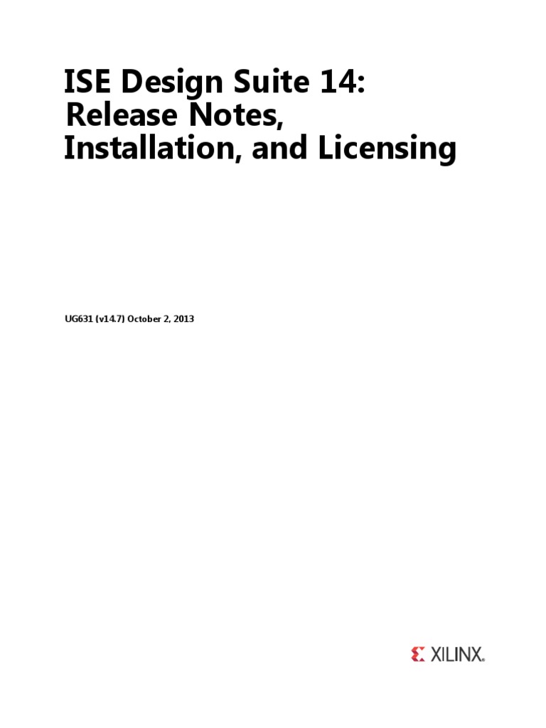 Installation and Licensing Guide - IsE PDF | PDF | Installation ...