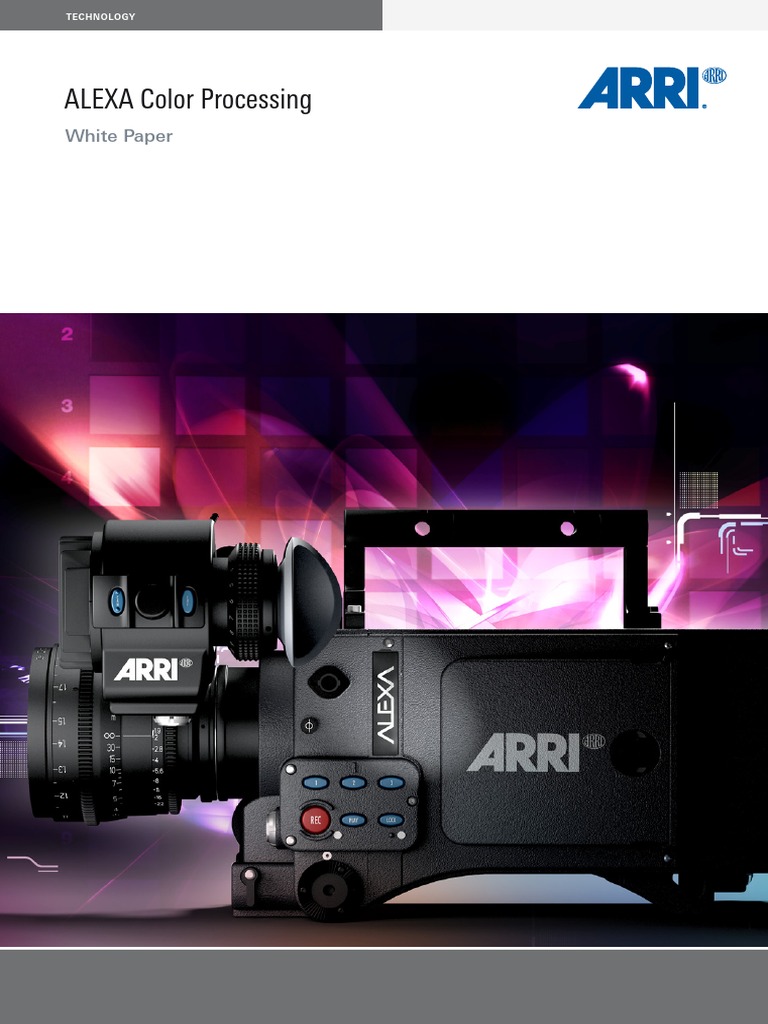 2011 03-30 ALEXA Color Processing White Paper RGB | PDF | Rgb Color ...