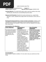 Lucy Calkins Writing Lesson Unit 6 | PDF | Poetry | Classroom