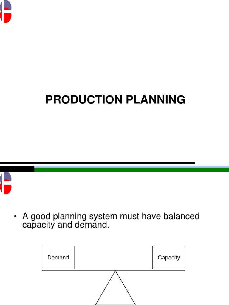 13 Production Planing | PDF | Business Plan | Industries