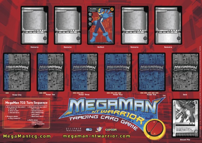MegaMan TCG - Playmat | PDF | Computers