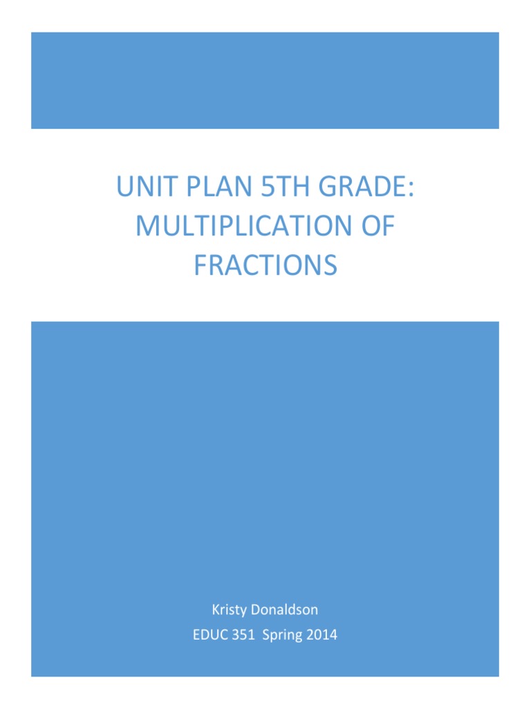 5th Grade Fraction Multiplication | PDF | Fraction (Mathematics ...