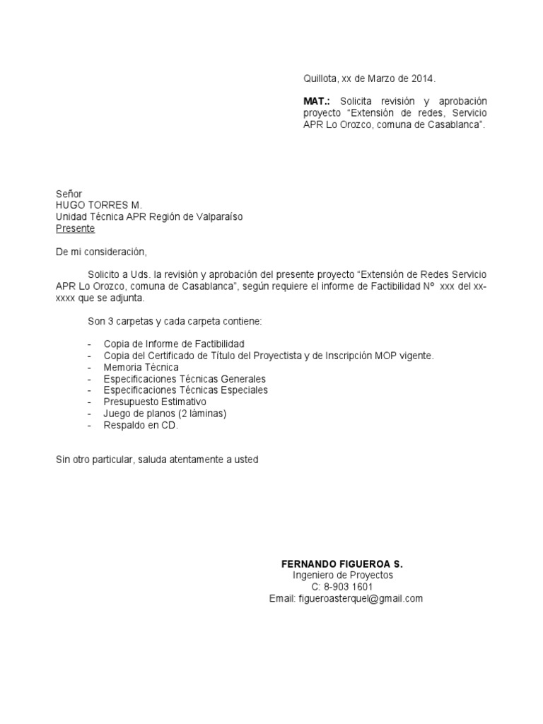 Carta Conductora | PDF