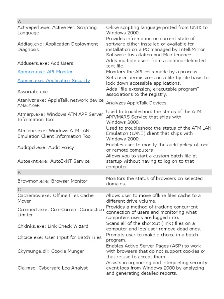 Server Resource Kit Tools | PDF | Windows Registry | Windows 2000