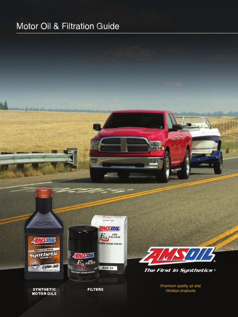 AMSOIL Motor Oil - Filtration Guide | Motor Oil | Internal Combustion ...
