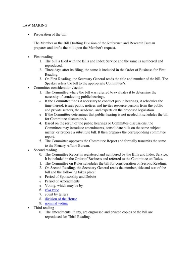 Viva Voce: Division of The House Nominal Voting | Download Free PDF ...