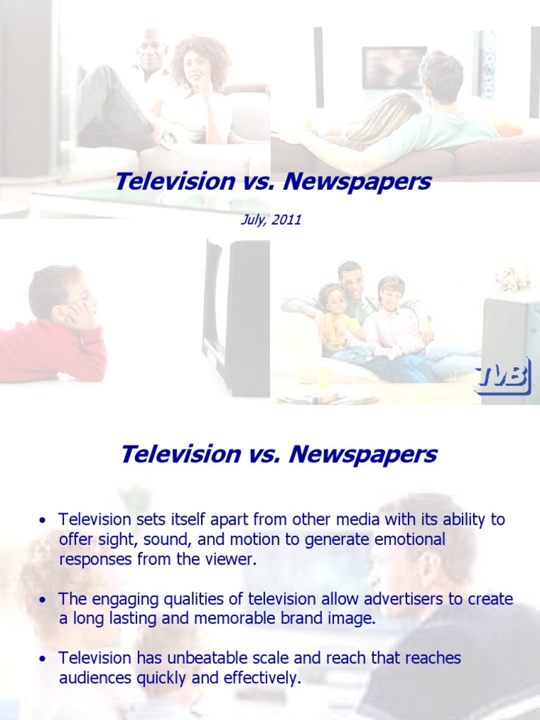 Television vs. Newspapers | Newspapers | Advertising