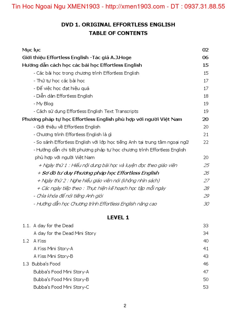 DVD1.Original Effortless English | PDF