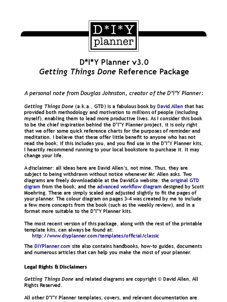 Diy Planner v3 | PDF | Intellectual Works | Computing