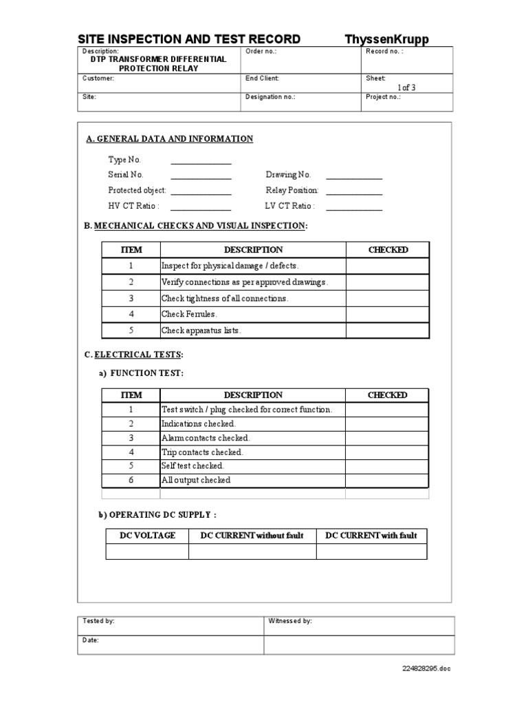 DTP Test Sheet 1 | Electronic Engineering | Electronics