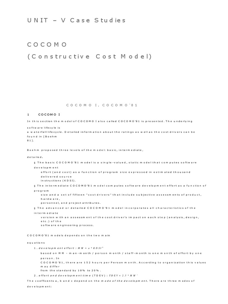 UNIT-V - CS1021 - Software Project Management | PDF