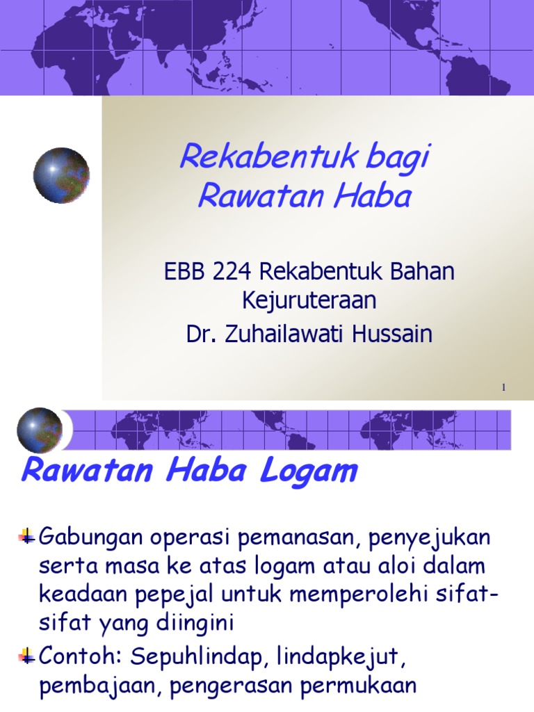 Rekabentuk Rawatan Haba | PDF