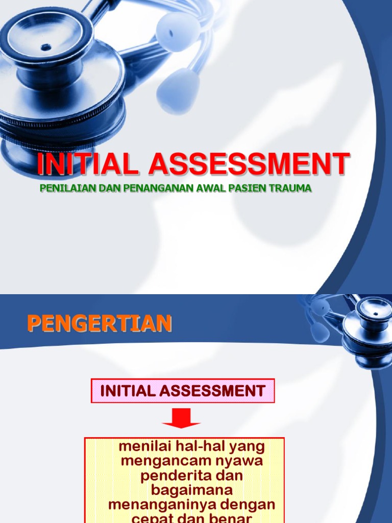 Initial Assessment | PDF