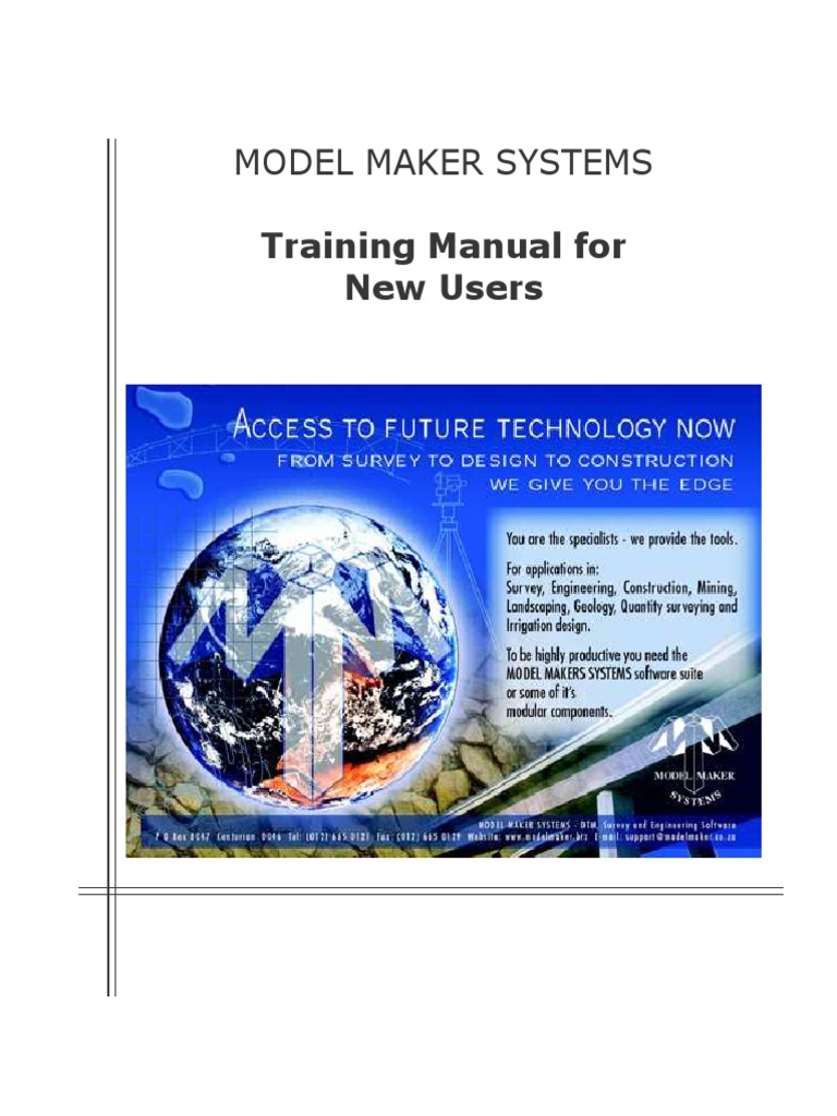 Model Maker BeginnersManual | File Format | Computer File