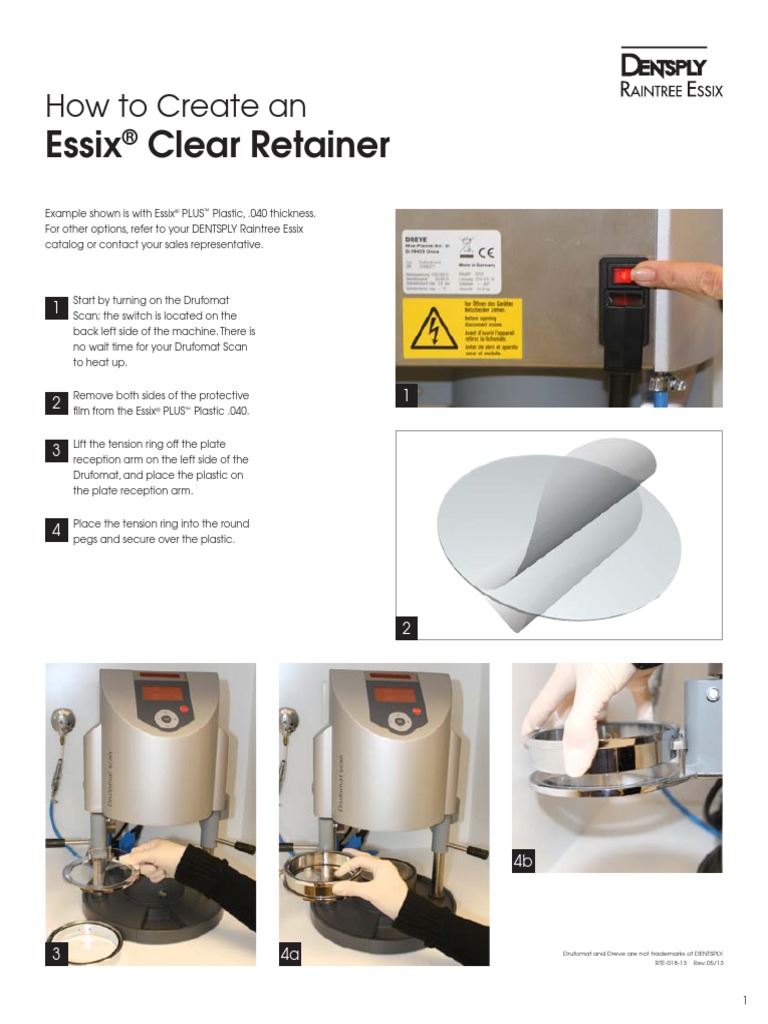 Essix How To Clear Retainer | PDF | Industries | Industrial Processes