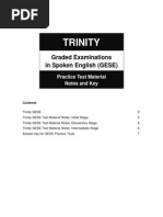 GESE Grade 5 Topic Form | PDF