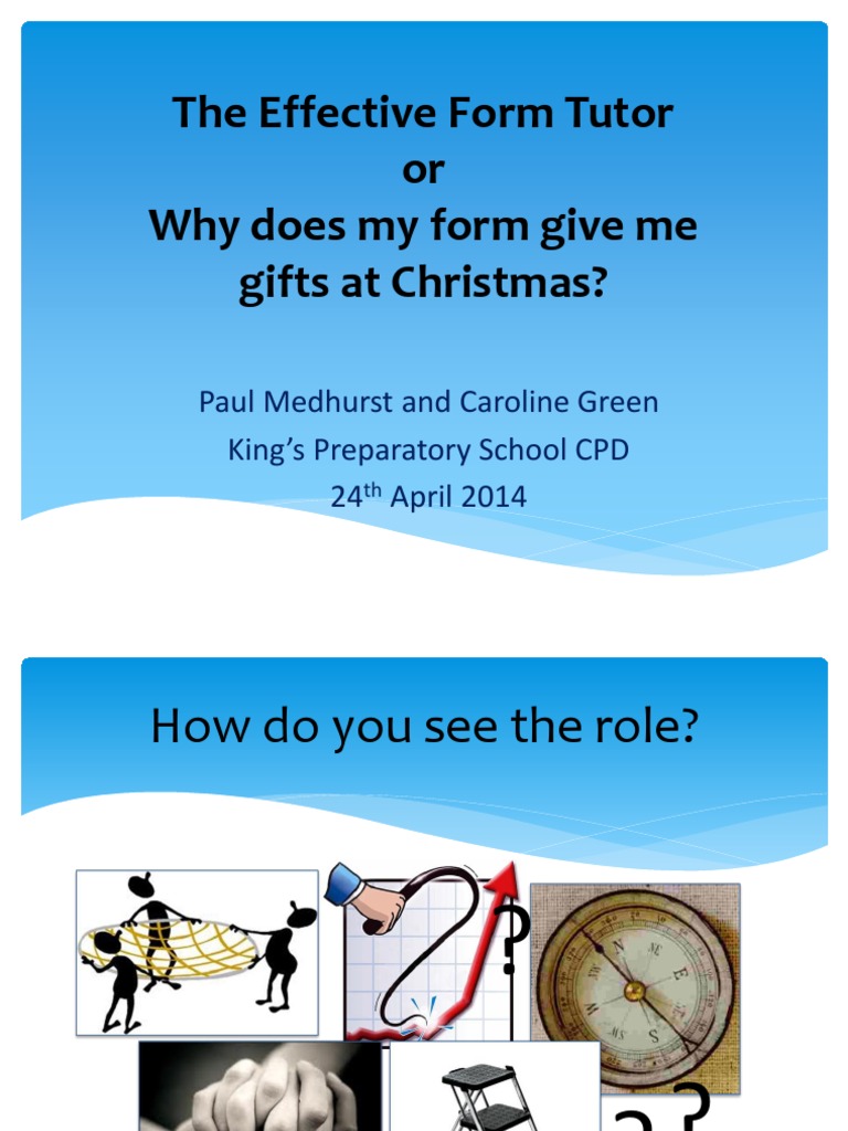 The Effective Form Tutor | PDF | Tutor | Teachers