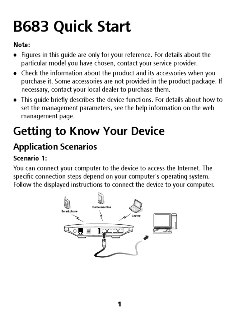 Huawei b683 | PDF | Wi Fi | Usb