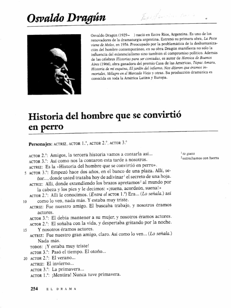 El Hombre Que Se Convirtio en Perro | PDF