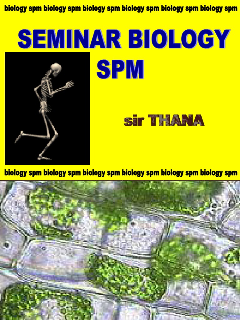 Seminar Biology SPM | PDF